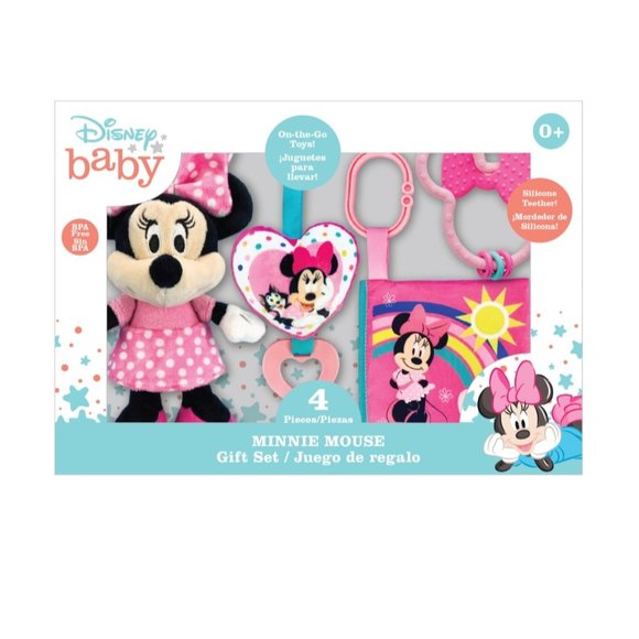 Disney | Toys | Disney Baby Minnie Mouse 4 Piece Gift Set | Poshmark